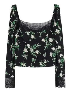 Dolce & Gabbana Floral Lace Blouse - Multicolor