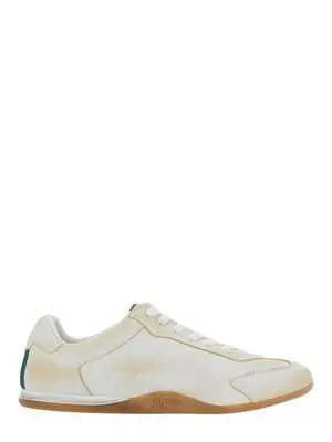 Gucci Sneaker 'elan' Low Top With Web Detail On Tongue And Suede Heel For - White