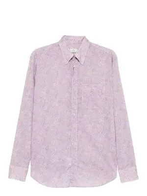 Etro Camicia Con Bottoni E Stampa Paisley - Multicolor