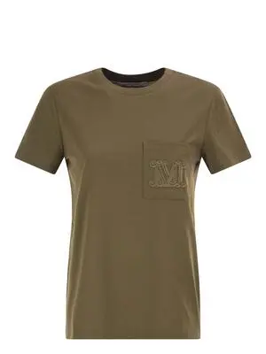Max Mara Max Mara Women Papaia - Cotton Jersey T-Shirt Yellow