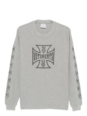 Vetements Grey T-shirts & Vests T-shirts - Gray