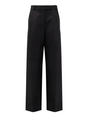 TOM FORD Pleated Wool Trousers - Black