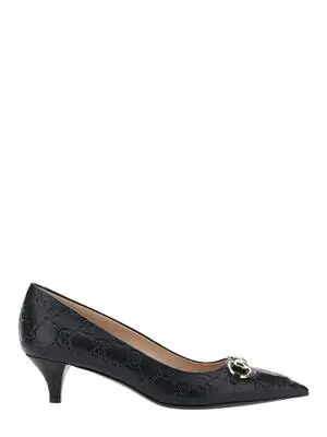 Gucci Erin Gg Leather Pumps - Multicolor
