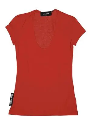 Dsquared2 Dsquared2 Cotton Logo T-Shirt Women Red
