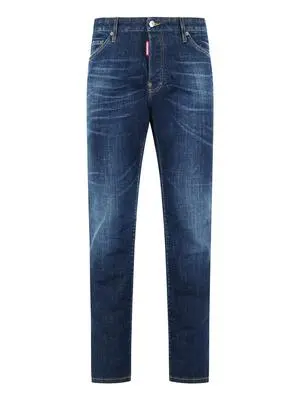 Dsquared2 Teddy Cotton Jeans - Blue