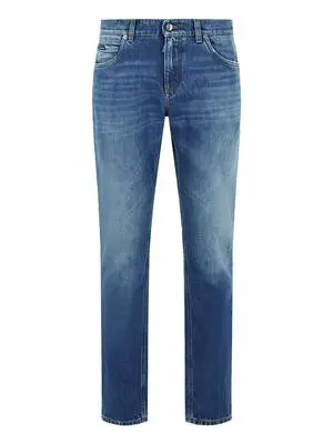 Dolce & Gabbana Cotton Jeans - Blue