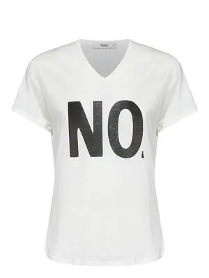 Fendi Cotton Jersey T-shirt - Multicolor