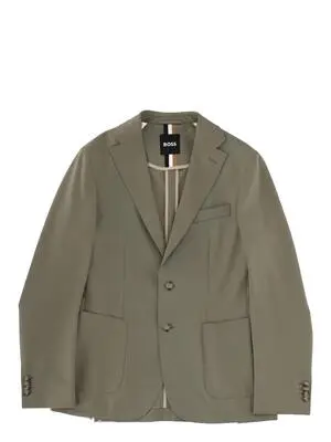 BOSS C-hanry Virgin Wool Blazer - Green