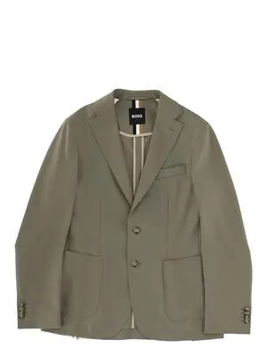 BOSS Virgin Wool Blazer - Green