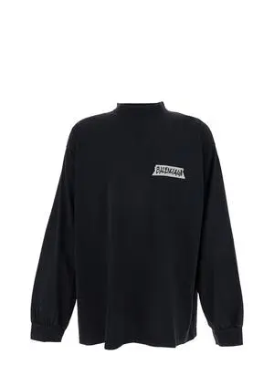 Balenciaga Cotton Logo Sweatshirt - Multicolor