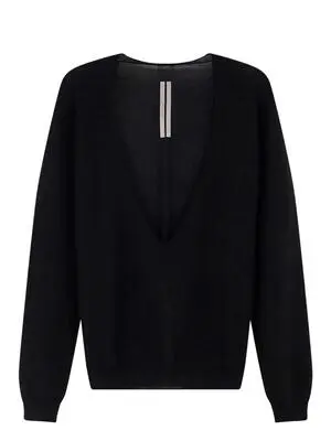 Rick Owens Tower Extreme Wool Sweater - Black