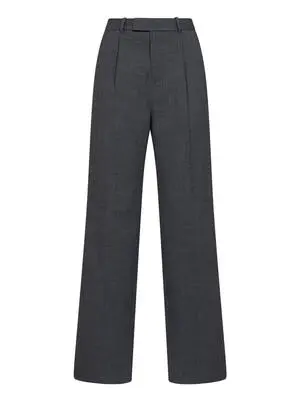 SELF-PORTRAIT Stretch Wool-blend Tailored Trousers - Multicolor
