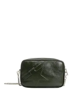 GOLDEN GOOSE Mini Star Leather Bag - Green