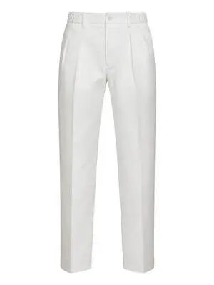 Tagliatore Stretch Cotton Trousers - Multicolor