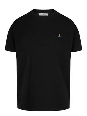 VIVIENNE WESTWOOD Orb Logo T-shirt - Black