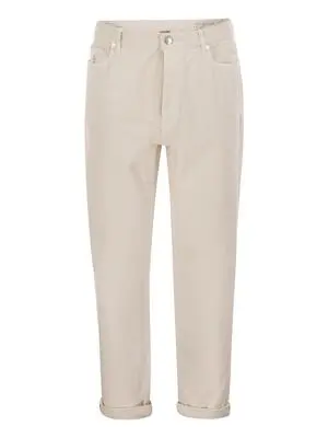Brunello Cucinelli Cotton Jeans - White