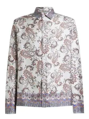 Etro Paisley Leaf Print Shirt - Multicolor