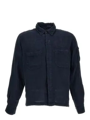 C.P. COMPANY Shirts Long Sleeve In Linen - Multicolor