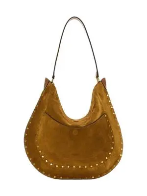 Isabel Marant Étoile Suede Hobo Pocket Shopping Bag - Brown