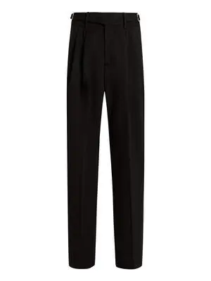 Dolce & Gabbana Virgin Wool Trousers - Multicolor