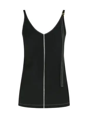 Sportmax Waser' Viscossa Tank Top - Black