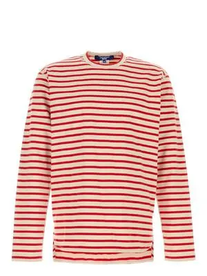 Junya Watanabe Junya Watanabe Men Embroidered Cotton Oversize T-Shirt Multicolor