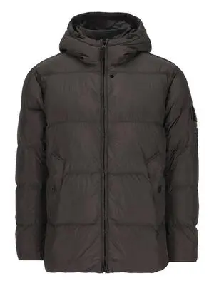 Stone Island Grey Jackets Padded & Down Jackets - Gray