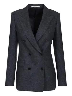 Tagliatore Paris Wool And Cashmere Blazer - Blue