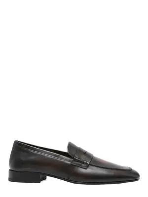 Dries Van Noten Leather Loafers - Brown