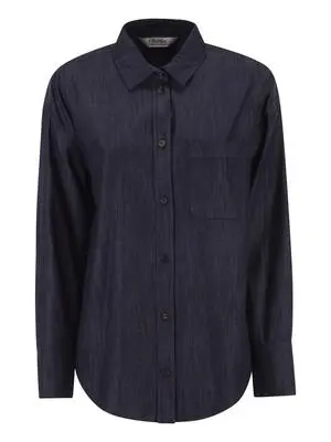 Max Mara Lightweight Denim Shirt - Multicolor