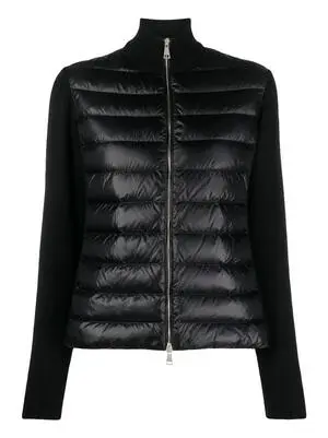 Moncler Padded Panel Knitted Cardigan - Multicolor