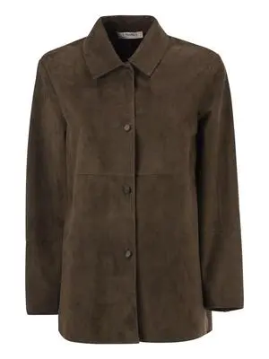 Max Mara Suede Shirt - Brown