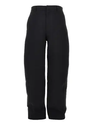 Givenchy Couture Seam Cotton Pants - Black