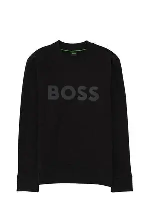 BOSS Sweatshirt With Logo - Black