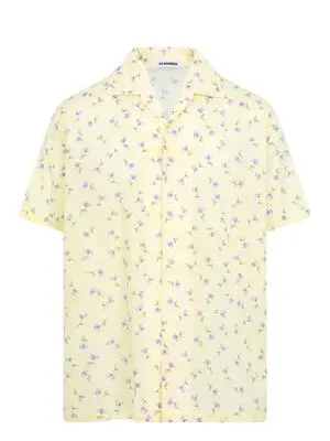 JIL SANDER Short-sleeved Shirt With Floral Print - Multicolor