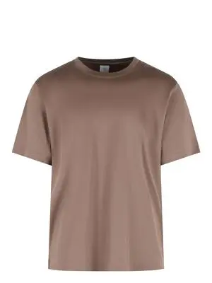 Eleventy Eleventy Brown Cotton T-Shirt Men Brown