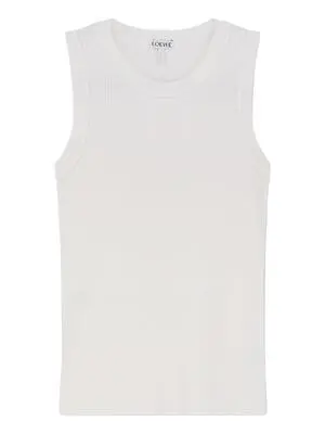 Loewe Anagram Viscose Tank Top - White