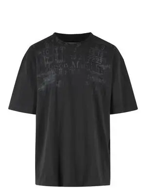 MAISON MARGIELA Over' Grey Cotton T-shirt - Gray
