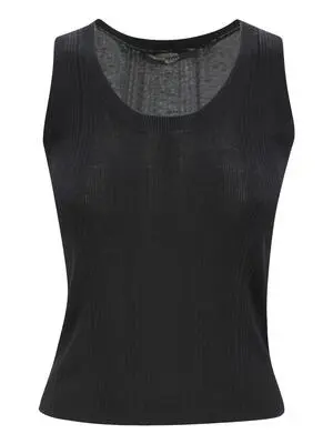 Max Mara Jersey Top - Black
