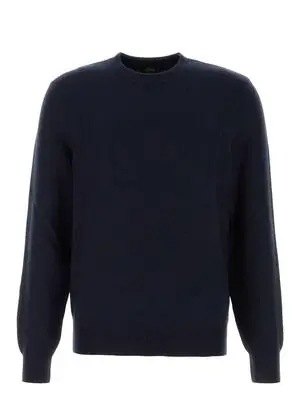 Brioni Dark Cashmere Sweater - Blue