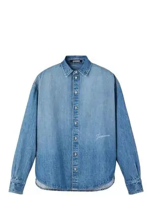 Jacquemus Button-down Denim Shirt - Blue