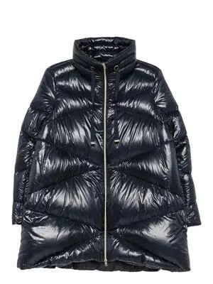 Herno Single Breasted Coat - Blue