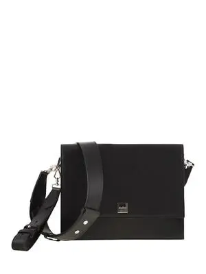 Max Mara Biancaroughm Leather Cross Body Bag - Black
