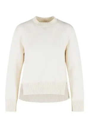 Sacai Cotton Blend Sweater - White