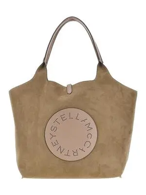 Stella McCartney Vegan Leather Reversible Tote Bag - Brown