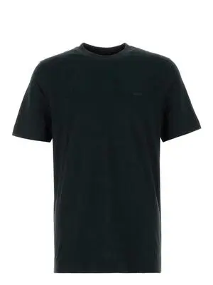 BOSS Boss Men Black Cotton T-Shirt Black