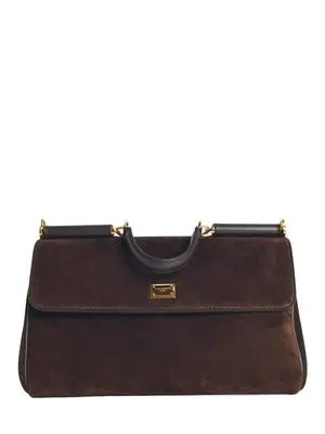Dolce & Gabbana Sicily Leather Bag - Brown