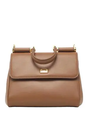 Dolce & Gabbana Leather My Sicily Bag - Brown