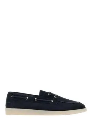 Prada PRADA Suede Loafer Blue