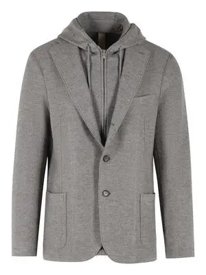 Eleventy Eleventy Grey Wool Blazer Men Gray